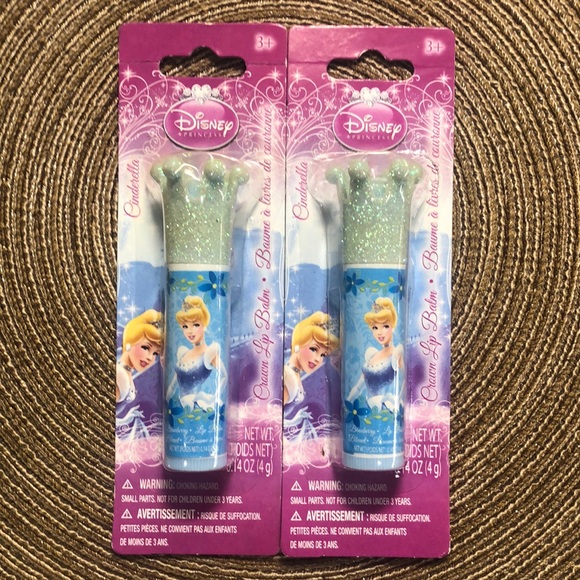 Disney | Makeup | 2 Disney Princess Cinderella Blueberry Lip Balm ...